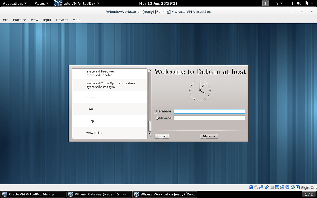Unknown splash screen logon - VirtualBox - Whonix Forum