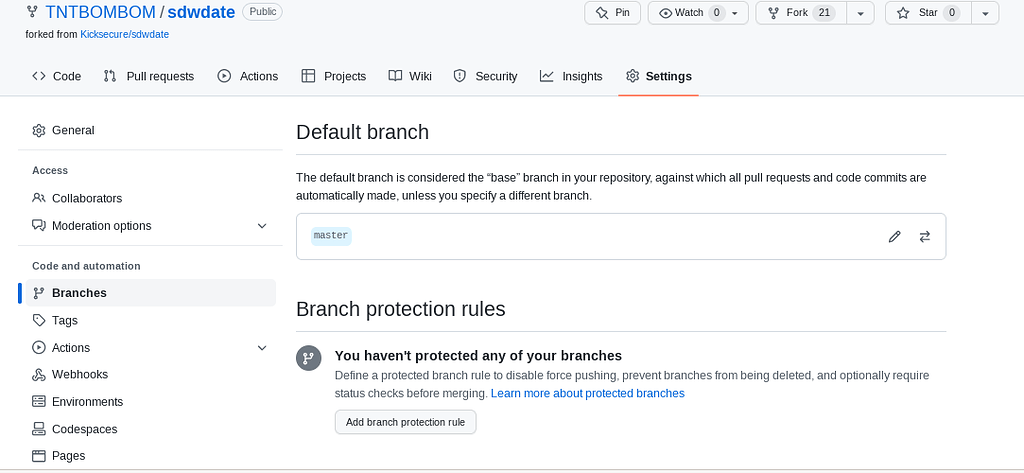 hardenize whonix/kicksecure code edits/branches on github - Support - Whonix Forum